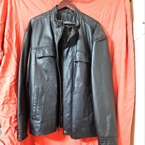 burnside | Jackets & Coats | Mens Burnside Leather Xl Jacket | Poshmark